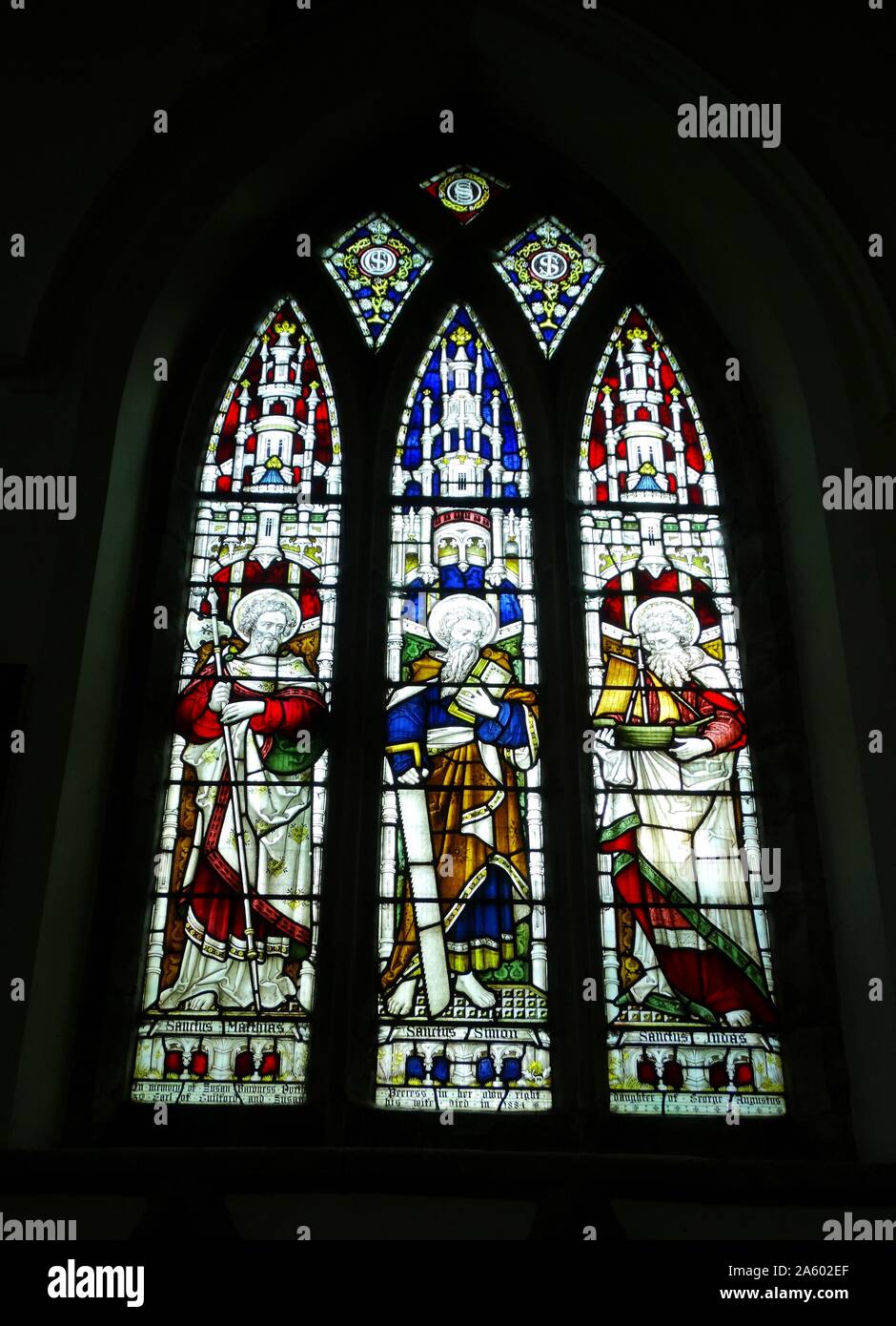 All Saints church of England, Parish church, Wroxton Oxfordshire ...