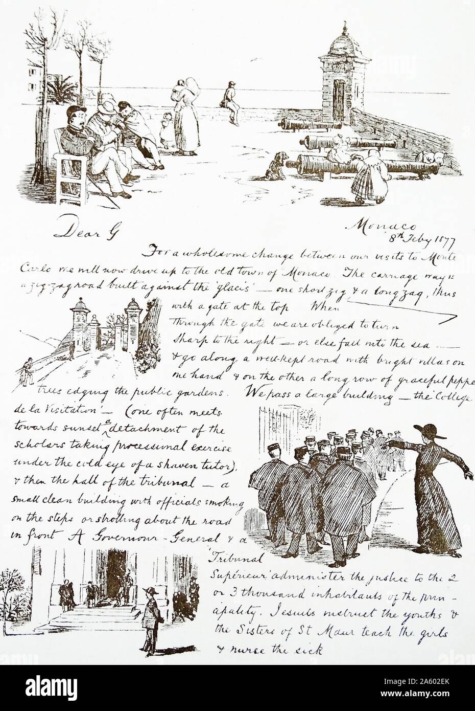 Graphic by Randolph Caldecott (1846-1886) a British artist and ...