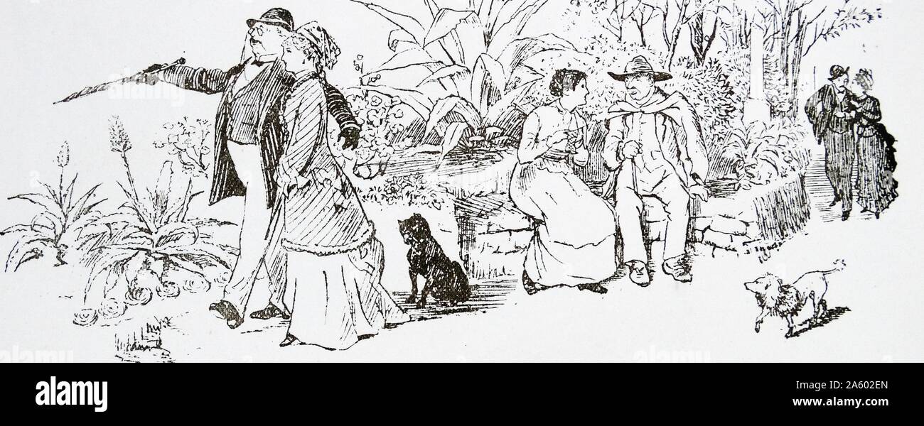 Illustrated letter by Randolph Caldecott (1846-1886) a British artist ...