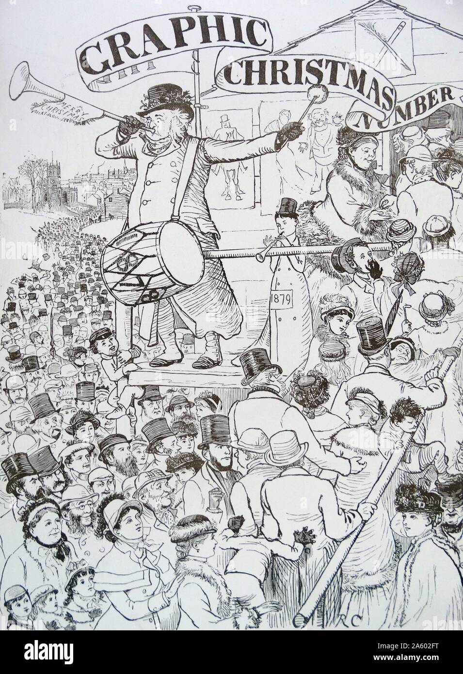 Graphic by Randolph Caldecott (1846-1886) a British artist and ...