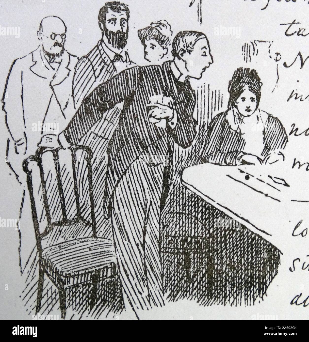 Graphic by Randolph Caldecott (1846-1886) a British artist and ...