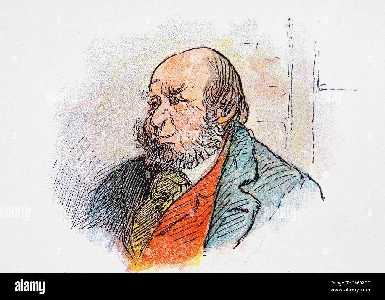 Graphic by Randolph Caldecott (1846-1886) a British artist and ...