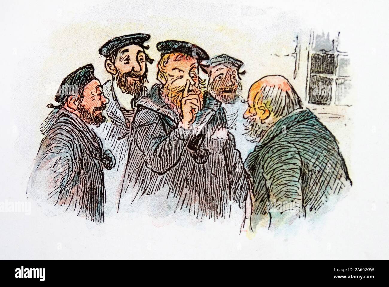 Graphic by Randolph Caldecott (1846-1886) a British artist and ...