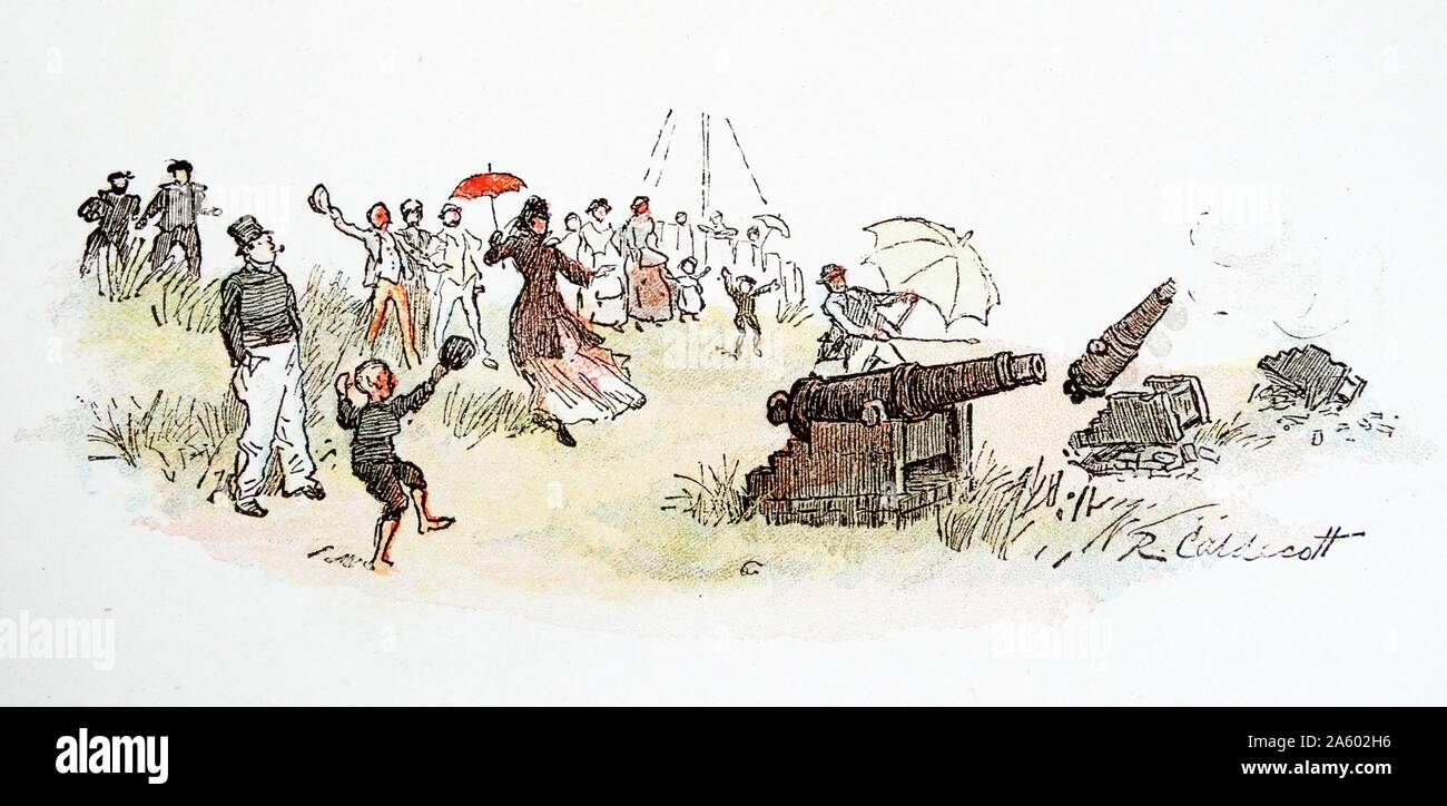 Graphic by Randolph Caldecott (1846-1886) a British artist and ...