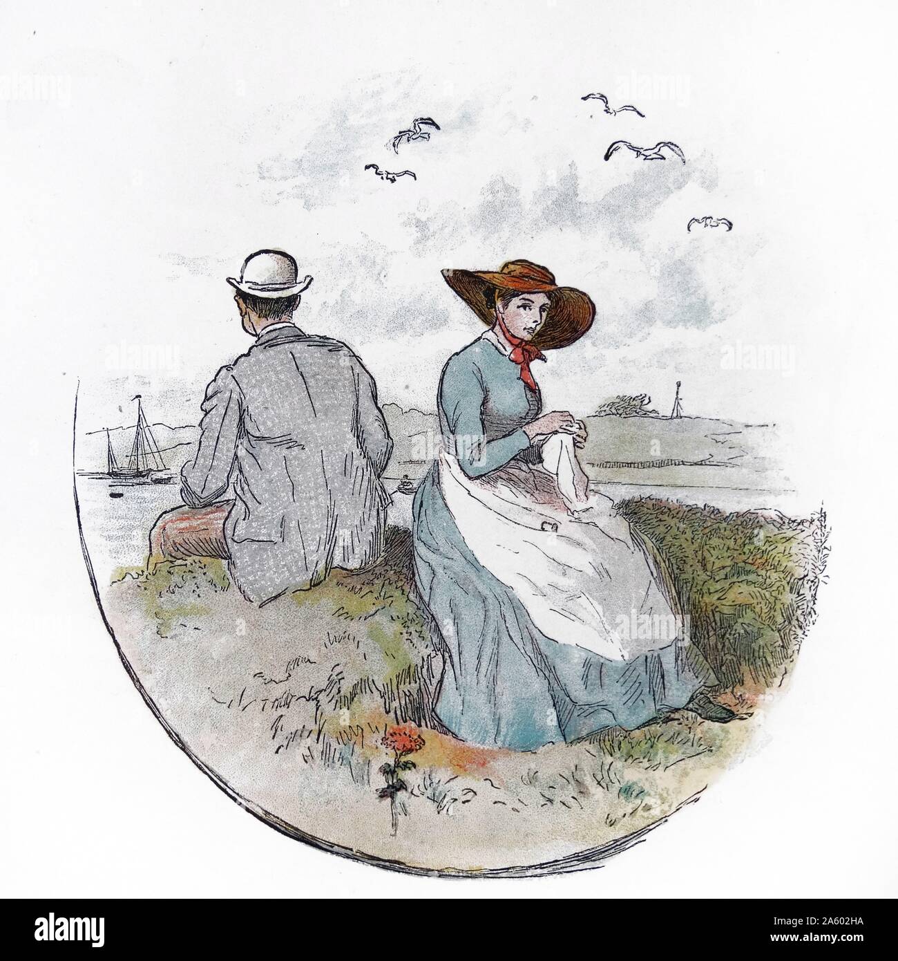 Graphic by Randolph Caldecott (1846-1886) a British artist and ...