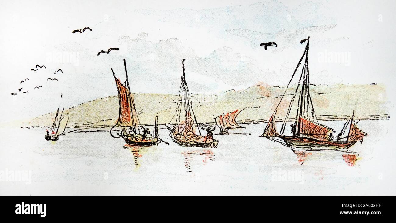 Graphic by Randolph Caldecott (1846-1886) a British artist and ...