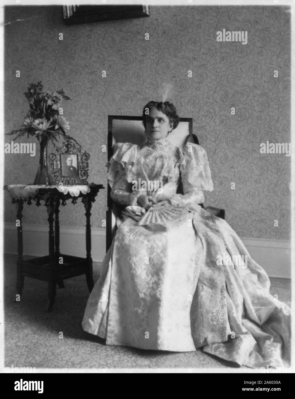 Ida saxton mckinley wife william mckinley first lady united states ...