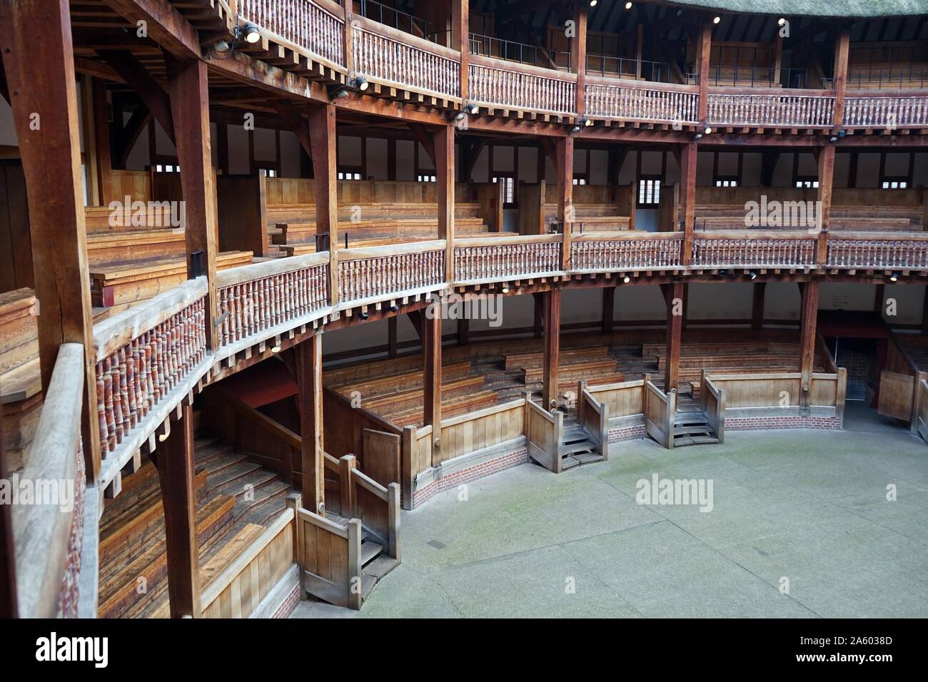 Interior william shakespeare globe theatre hi-res stock photography and ...
