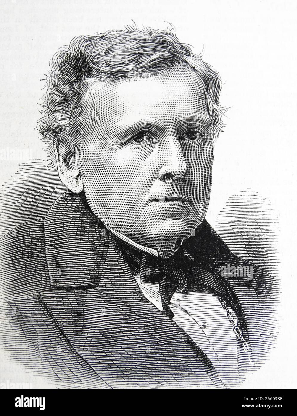 Engraved portrait of Thomas Falconer (1772-1839) and English clergyman ...