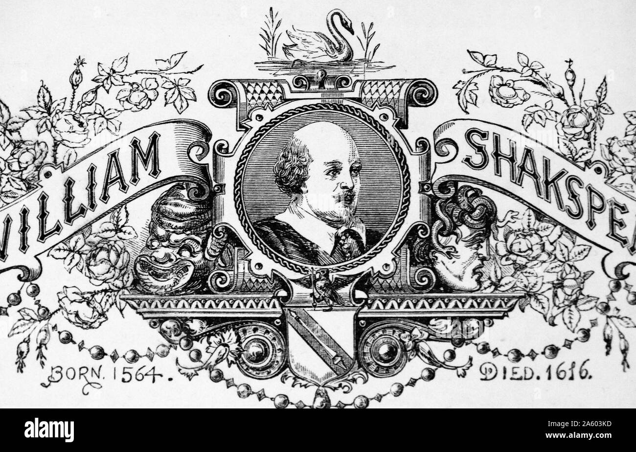 William shakespeare engraving hi-res stock photography and images - Alamy