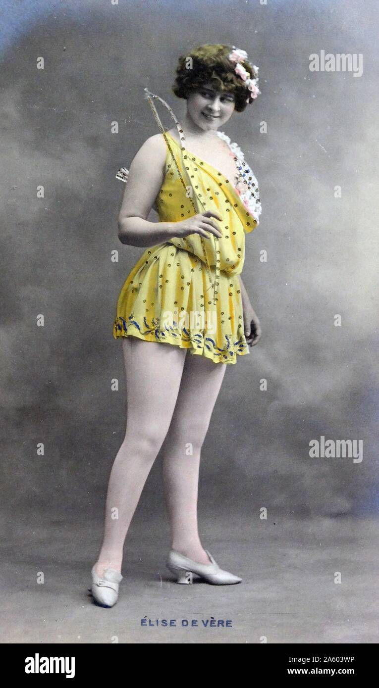Élise de Vère, a French stage actress . Dated 20th Century Stock Photo ...