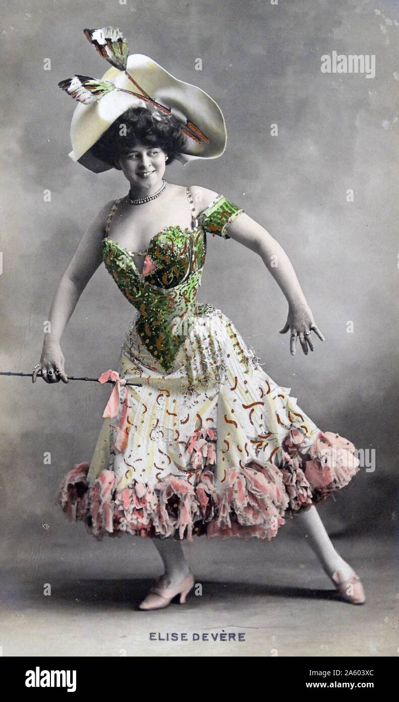 Élise de Vère, a French stage actress . Dated 20th Century Stock Photo ...