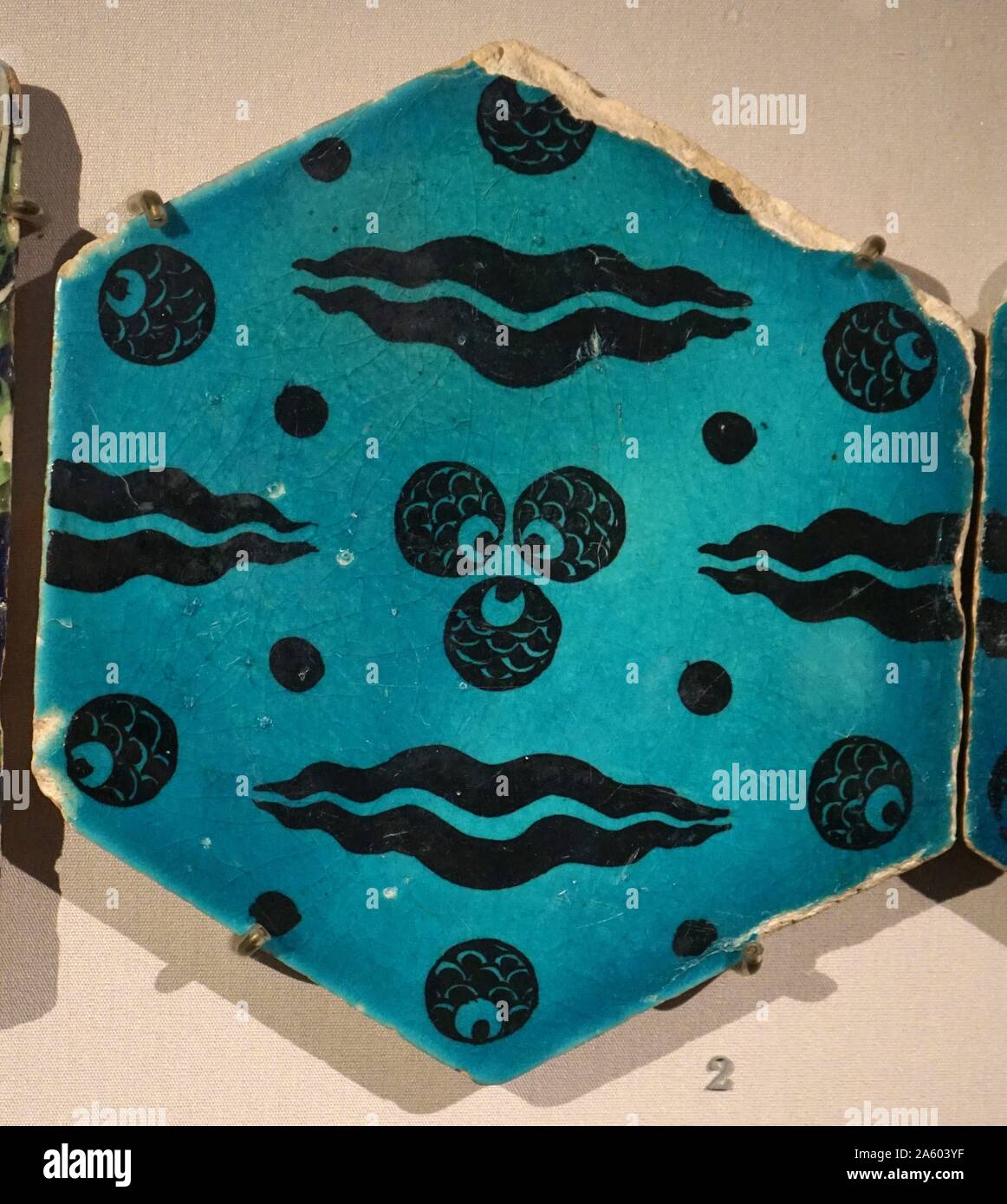 Damascus tiles from Syria. Dated 16th Century Stock Photo - Alamy