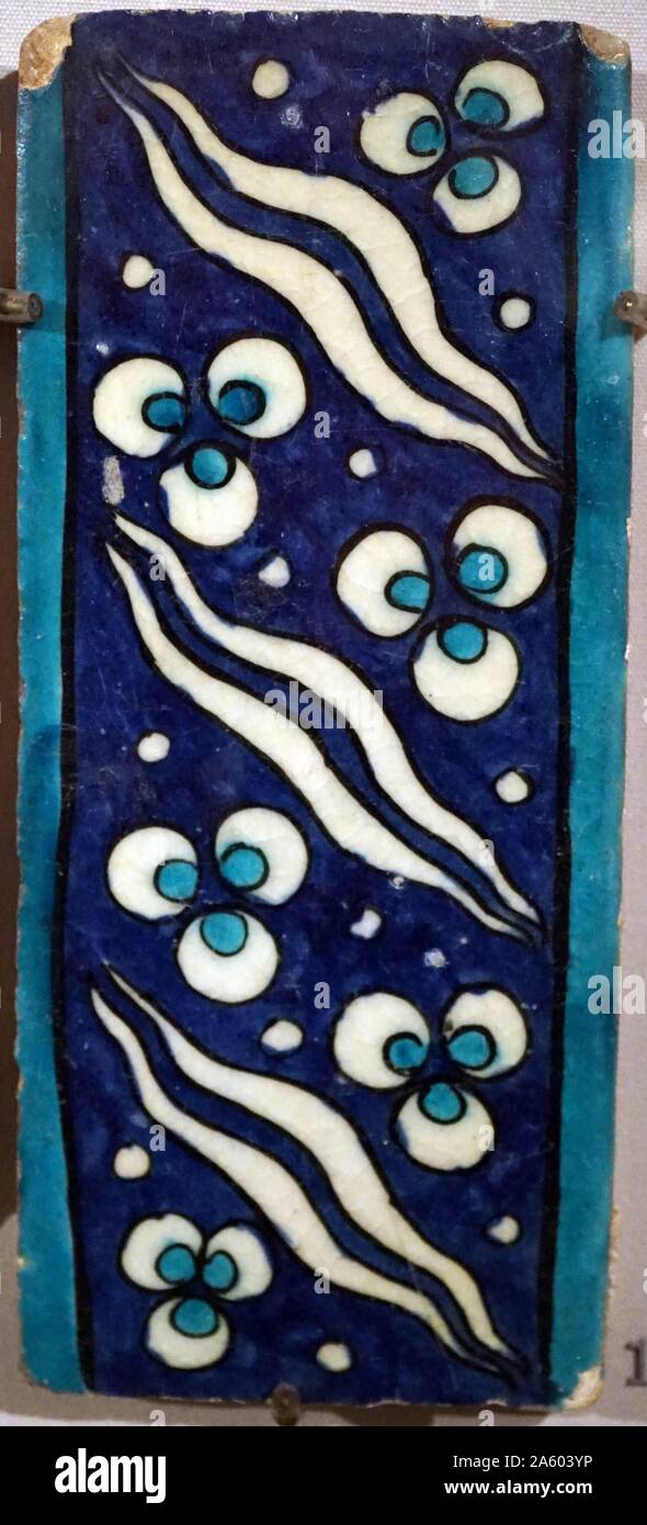 Damascus tiles from Syria. Dated 16th Century Stock Photo - Alamy