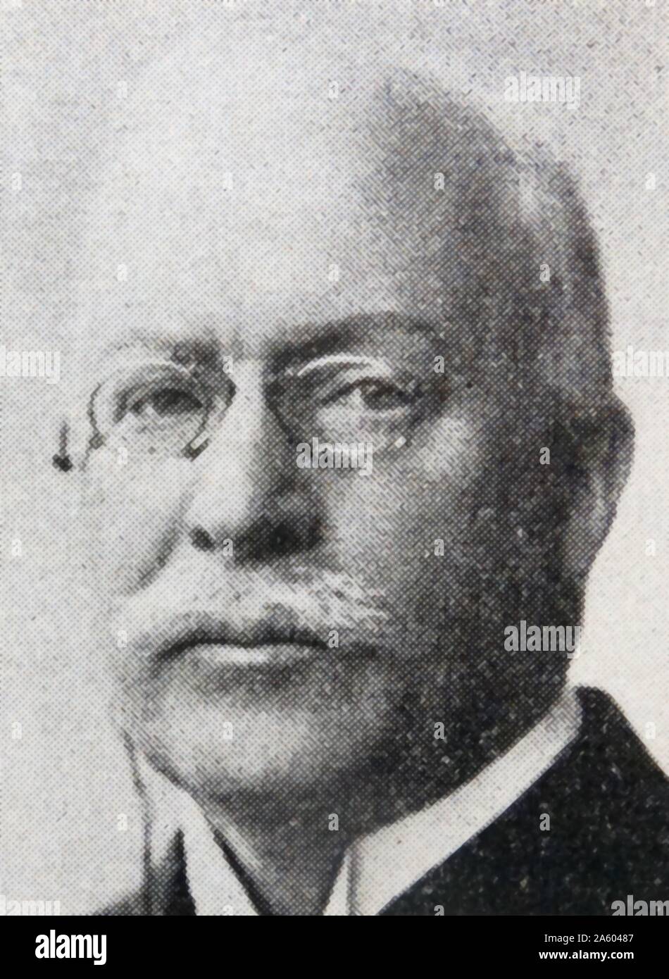 Photographic portrait of Ewert Wrangel (1863-1940) A Swedish literary ...