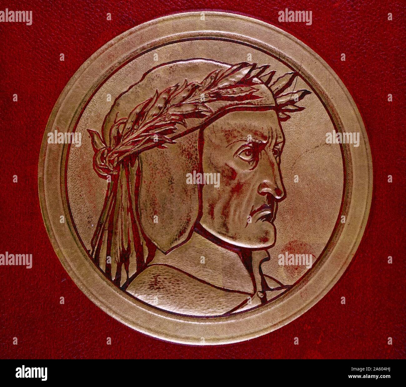 Portrait of Dante Alighieri (1265-1321) an Italian poet of the late ...