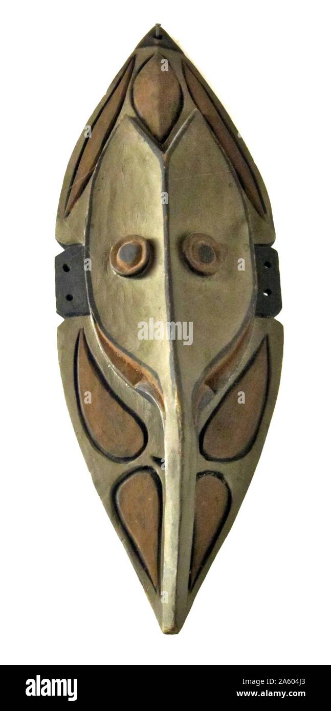 Tribal art: Spirit mask from Tambanum village, Sepik River region ...