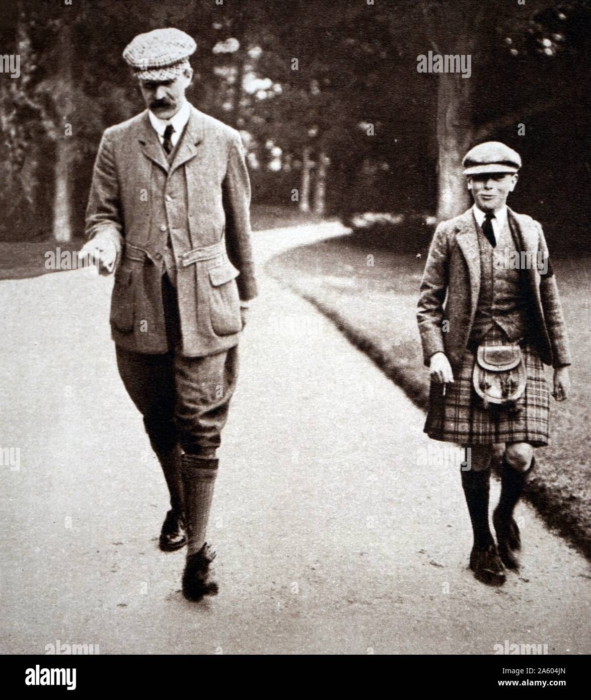 Photograph of Prince Albert Frederick Arthur George (1865-1936) with ...