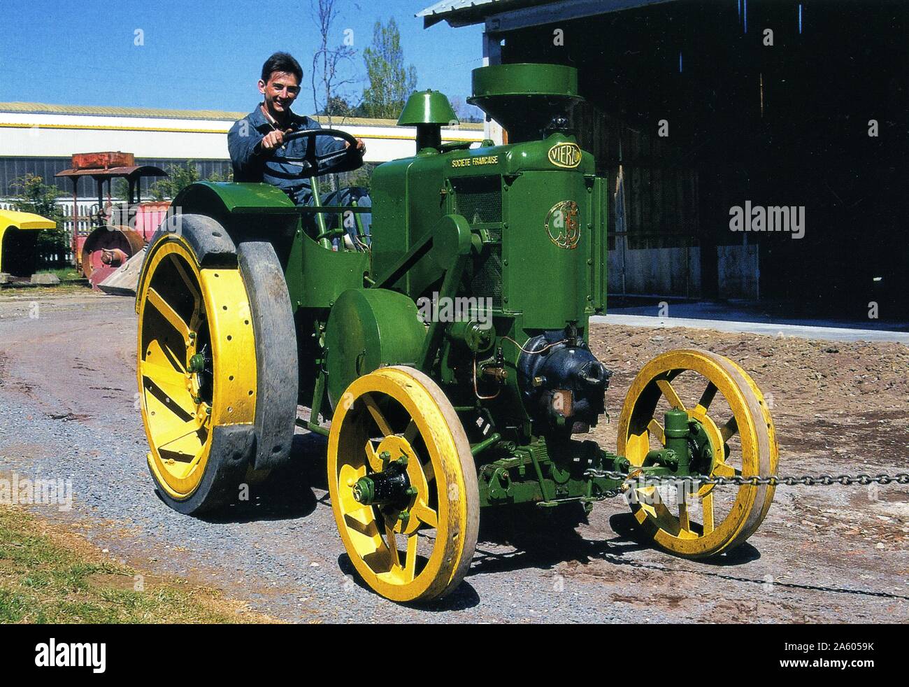 1936 tractor from the Société Française de Vierzon, model H1 Stock ...
