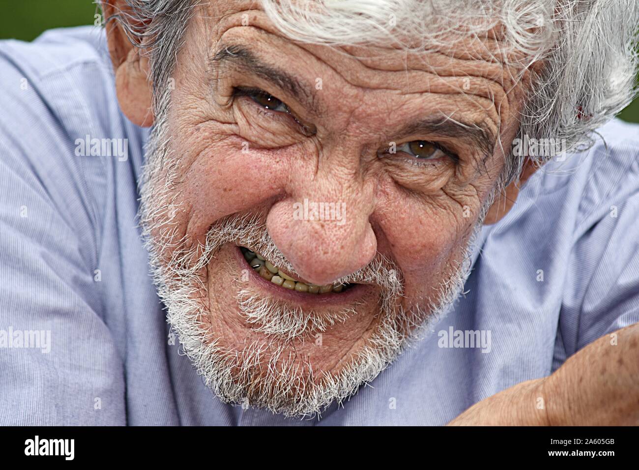 An Angry Senior Colombian Person Stock Photo - Alamy