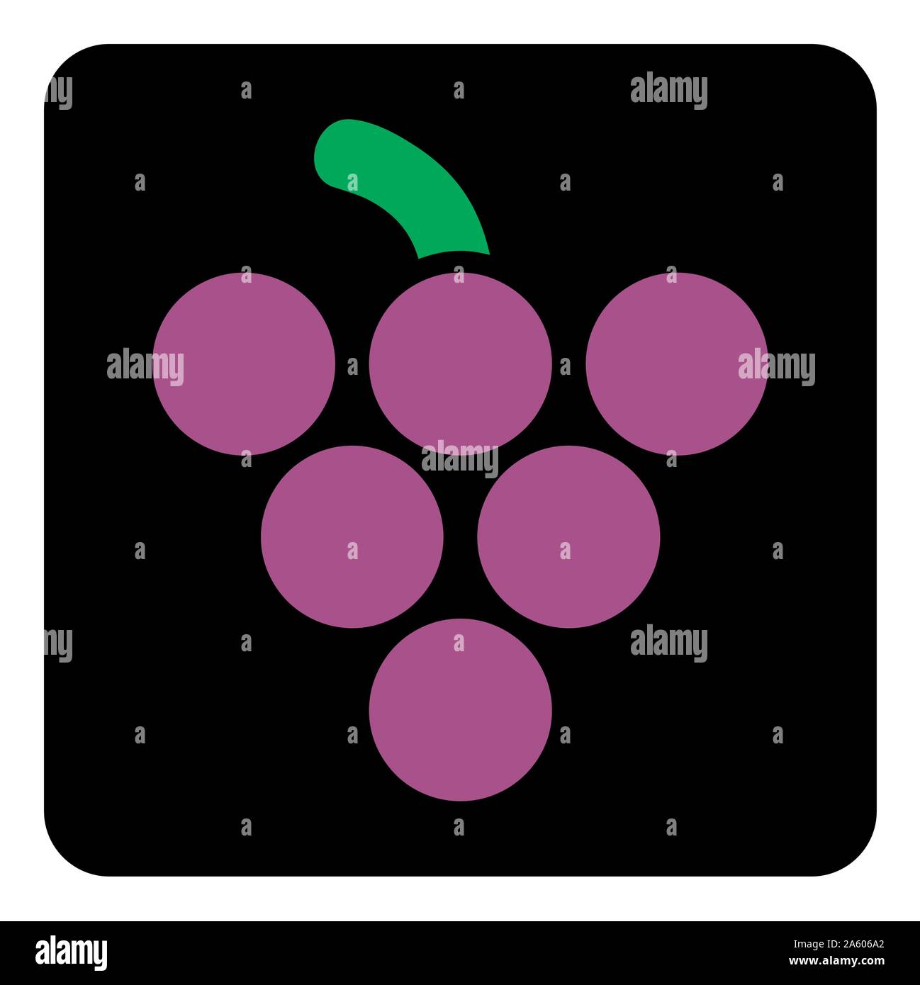 Grape icon illustration Stock Vector Image & Art - Alamy