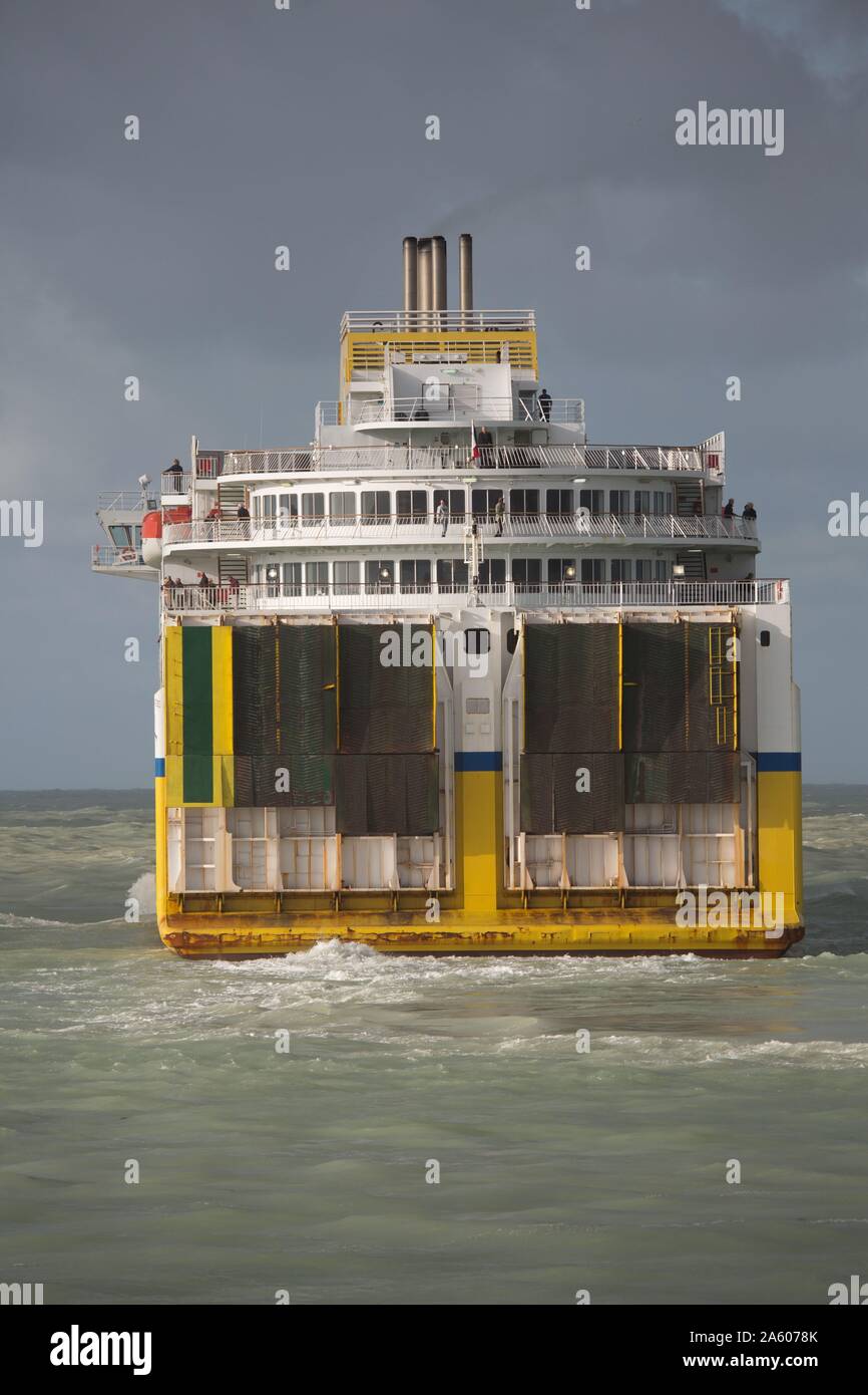 France, Pays de Caux, Dieppe, Seven Sisters ferry of Transmanche Ferries, Dieppe-Newhaven line ...