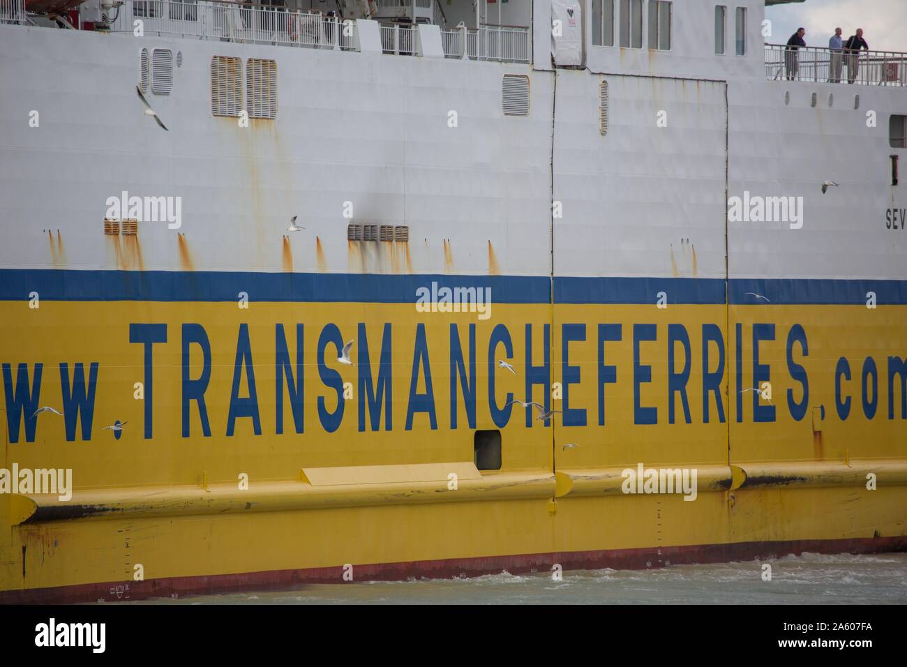 France, Pays de Caux, Dieppe, Seven Sisters ferry of Transmanche Ferries, Dieppe-Newhaven line ...