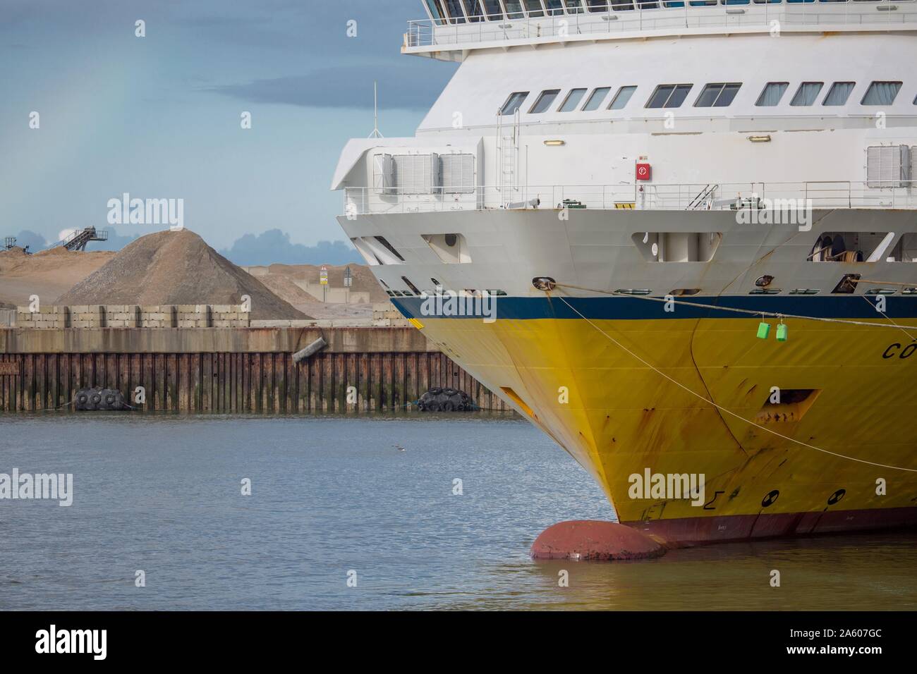 France, Pays de Caux, Dieppe, ferry Côte d'Albâtre de Transmanche Ferries, Dieppe-Newhaven line ...