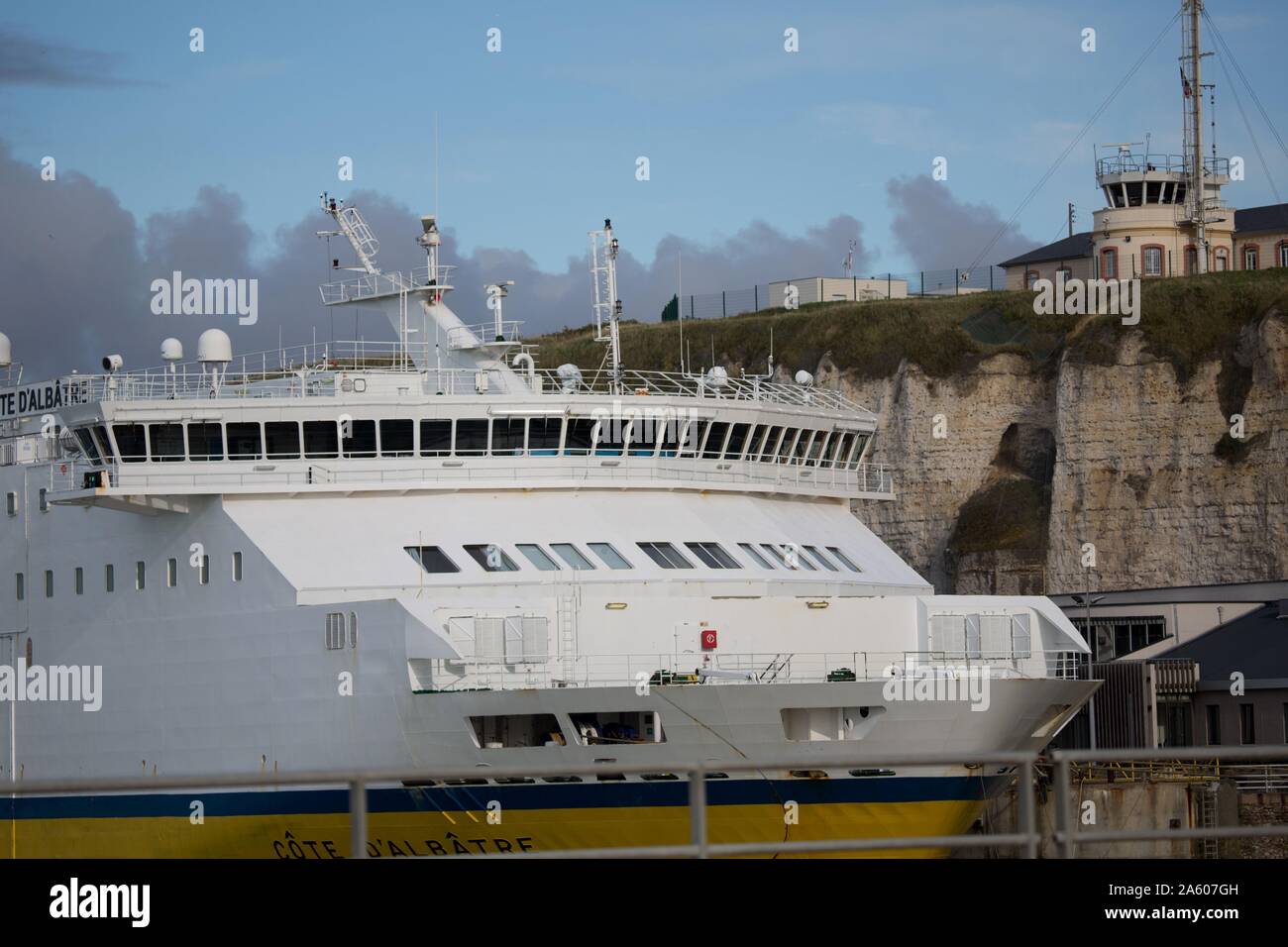 France, Pays de Caux, Dieppe, Seven Sisters ferry of Transmanche Ferries, Dieppe-Newhaven line ...