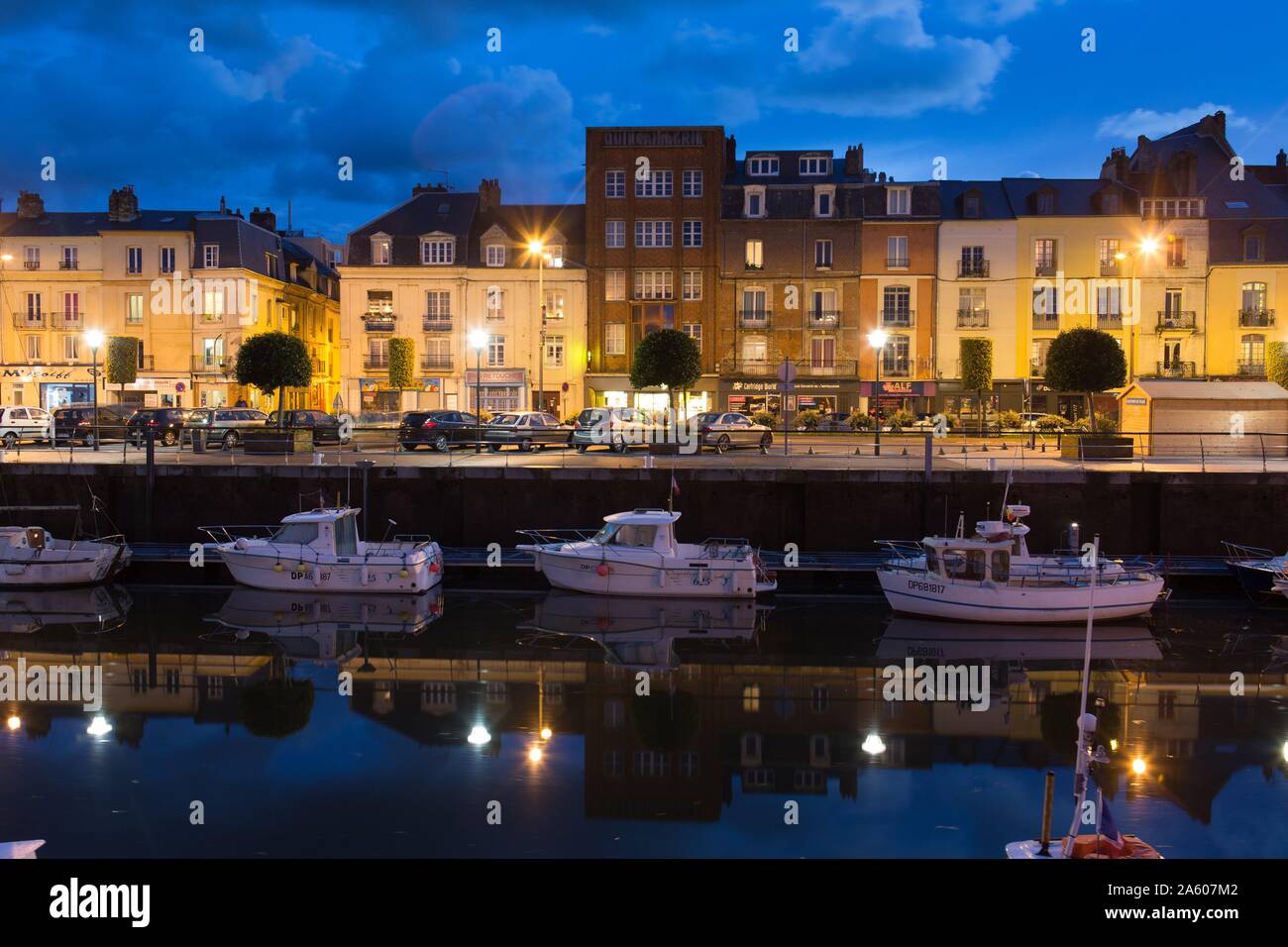 France, Pays de Caux, Dieppe, fishing harbour, fishing port, Quai ...