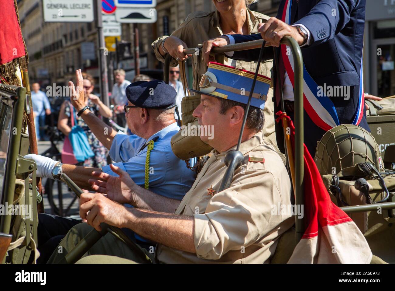 France, Paris, celebrations for the 75th anniversary of the Liberation ...