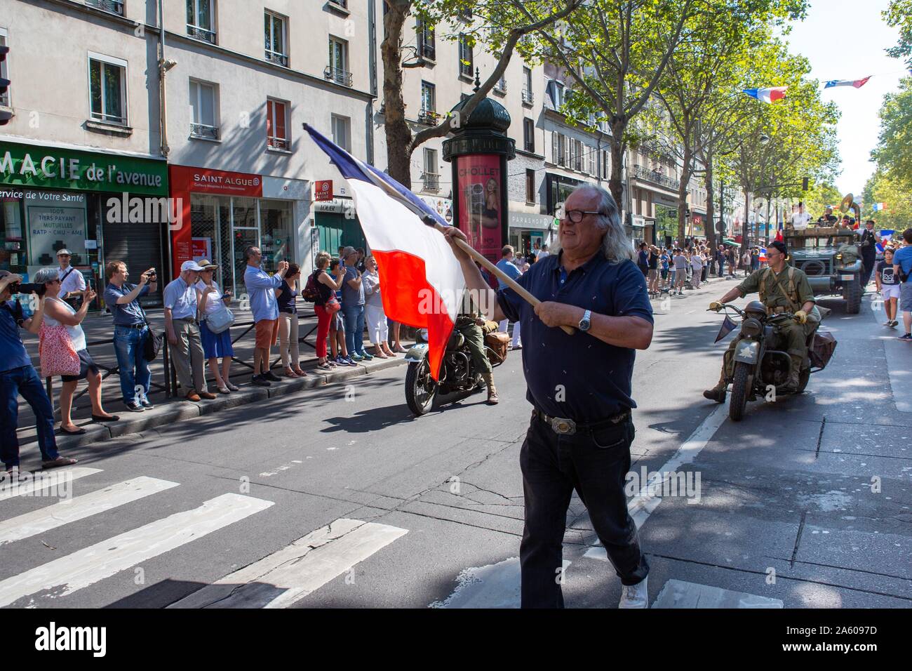 France, Paris, celebrations for the 75th anniversary of the Liberation ...