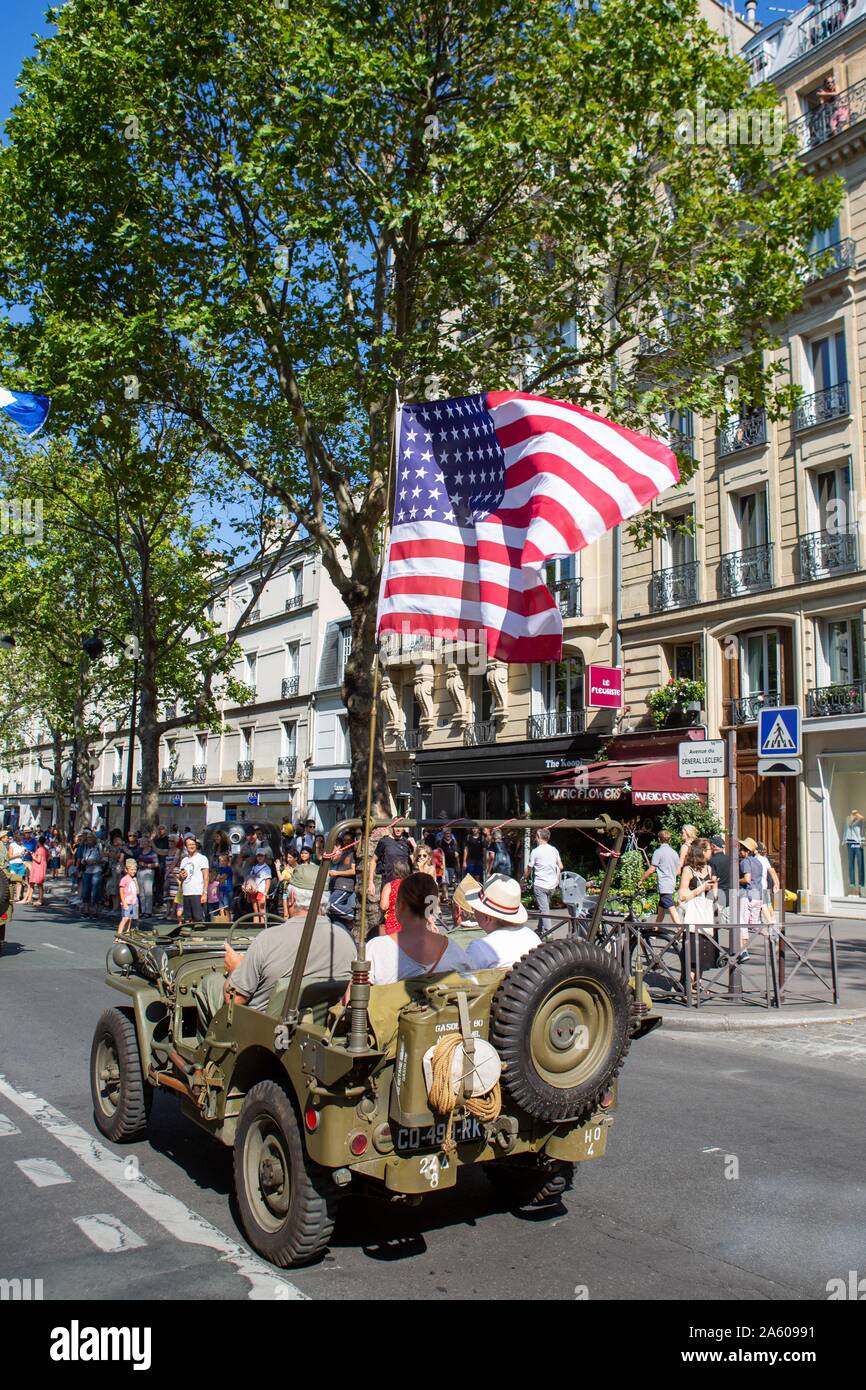 France, Paris, celebrations for the 75th anniversary of the Liberation ...
