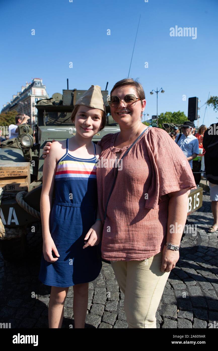 France, Paris, celebrations for the 75th anniversary of the Liberation ...