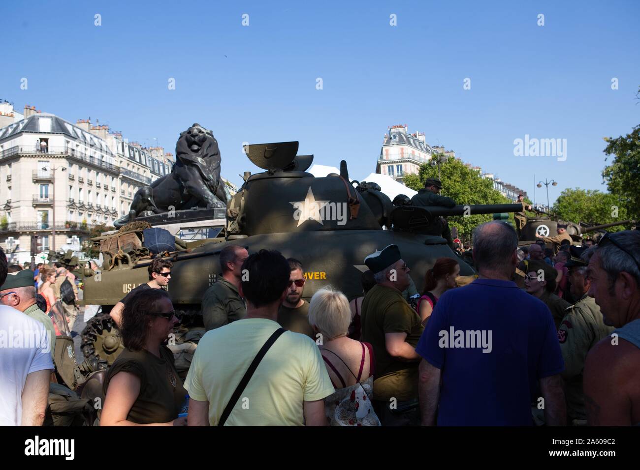 France, Paris, celebrations for the 75th anniversary of the Liberation ...