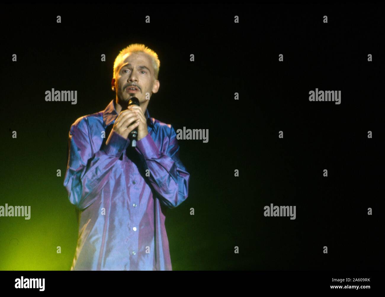 French singer Florent Pagny in 1999 Stock Photo - Alamy