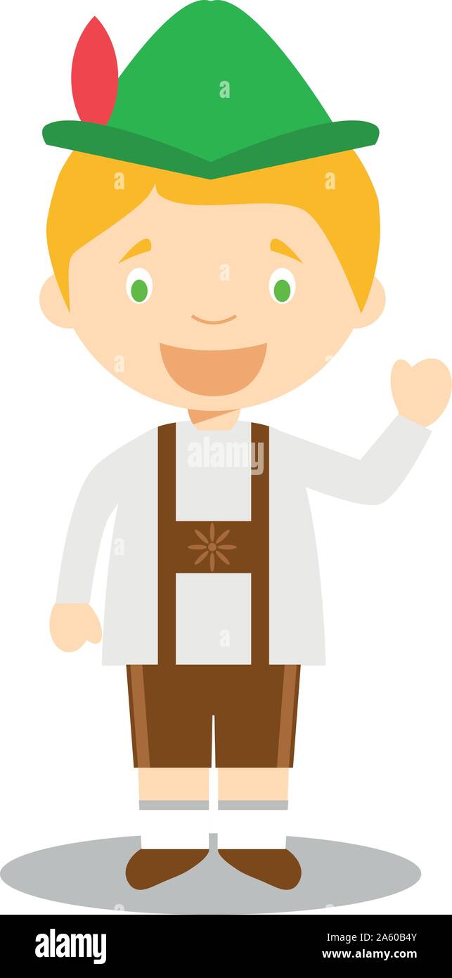 Dressed in traditional german clothing Cut Out Stock Images & Pictures ...