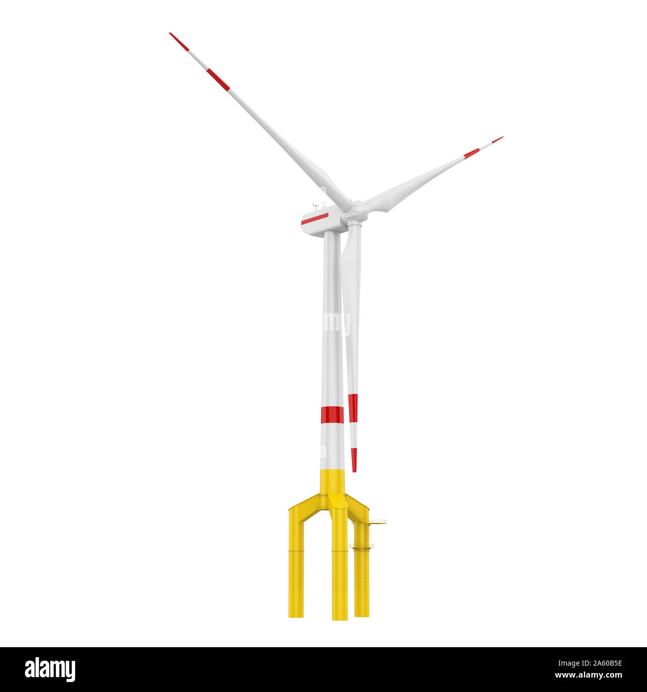 Aerial wind turbine Cut Out Stock Images & Pictures - Alamy