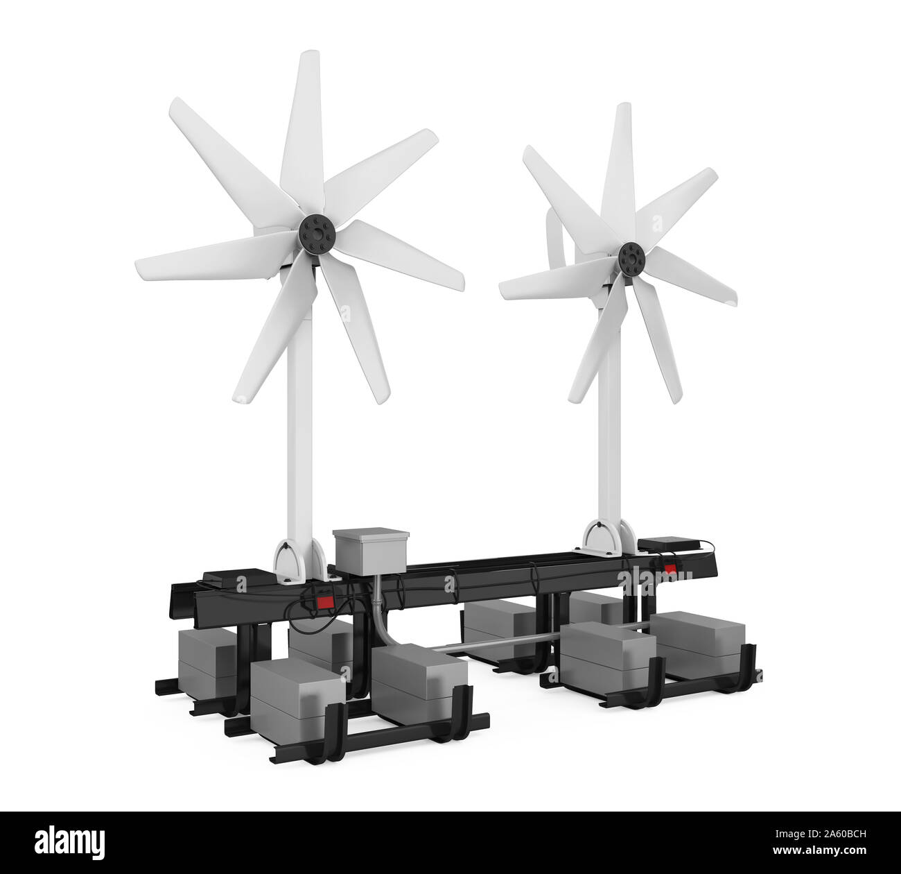 Wind Turbine Isolated Stock Photo - Alamy