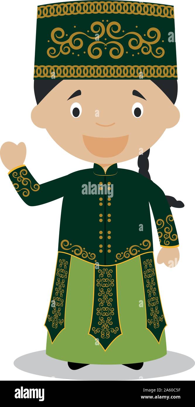 Asean people in traditional costume Cut Out Stock Images & Pictures - Alamy