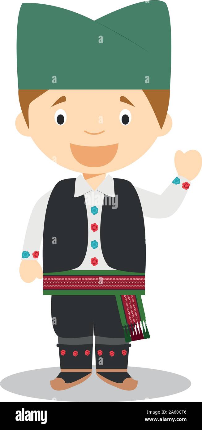 Serbian traditional dress Stock Vector Images - Alamy