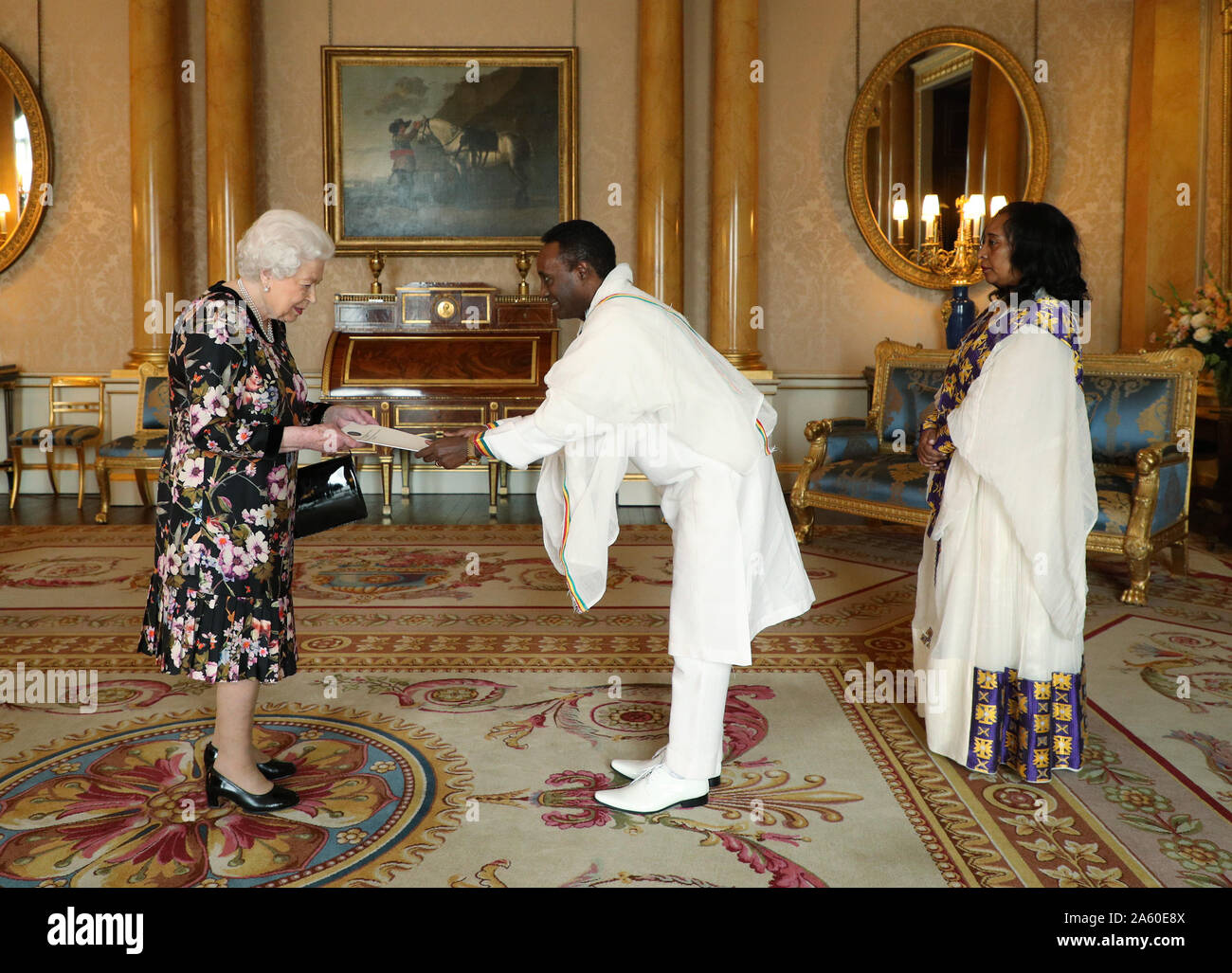 Queen Elizabeth II receives the Ambassador from the Federal Democratic ...