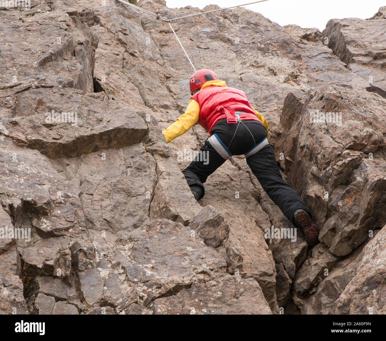 Bottom rope climbing hi-res stock photography and images - Alamy