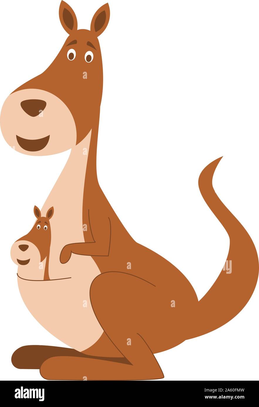 Kangaroo cartoon hi-res stock photography and images - Alamy