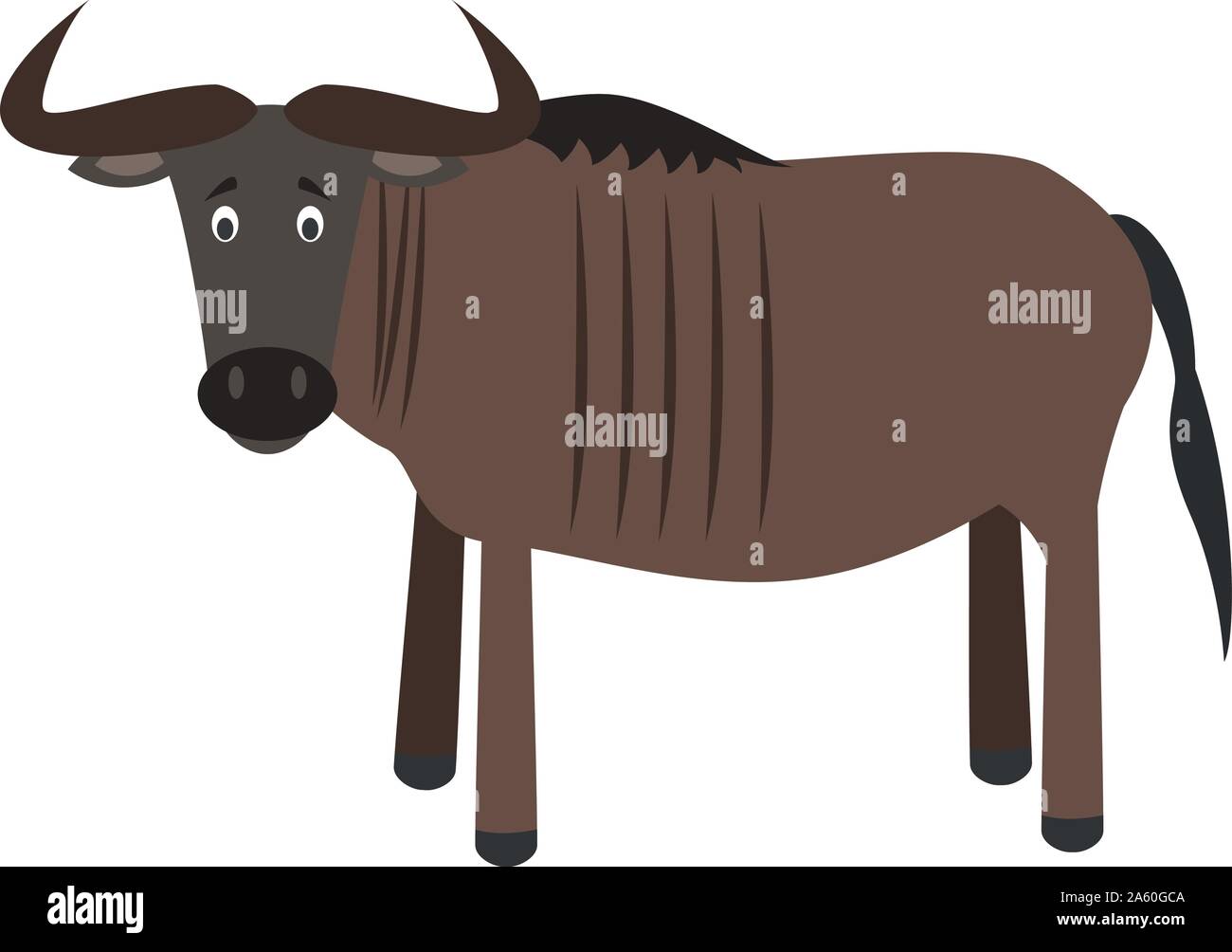 Wildebeest africa Cut Out Stock Images & Pictures - Alamy