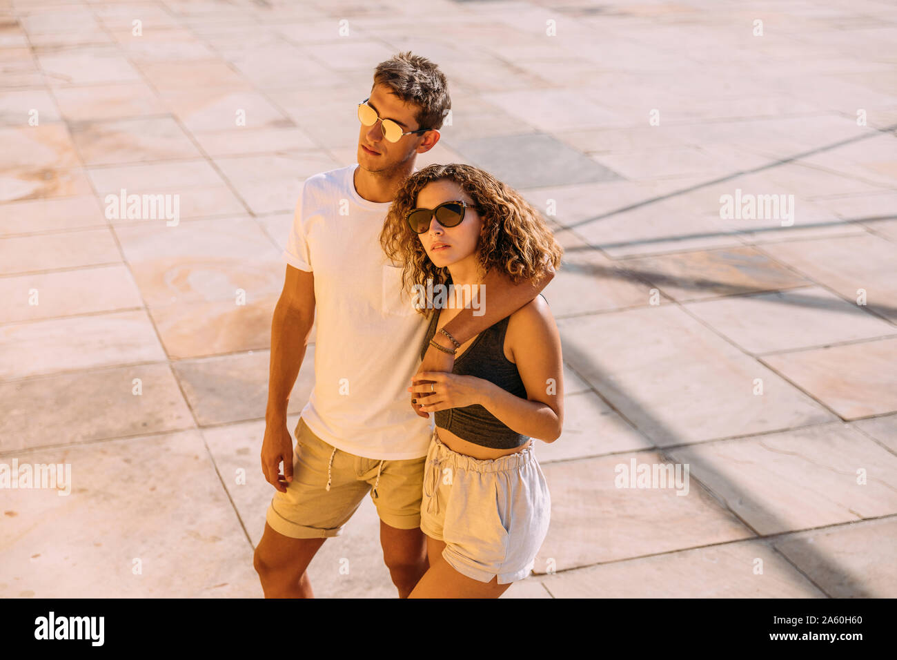 Couple spain square hi-res stock photography and images - Alamy