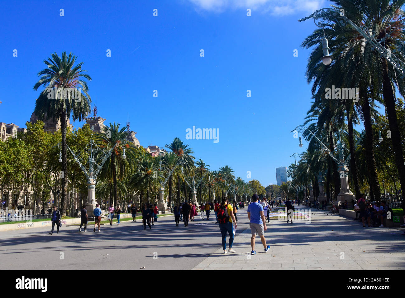 Lluis companys promenade hi-res stock photography and images - Alamy