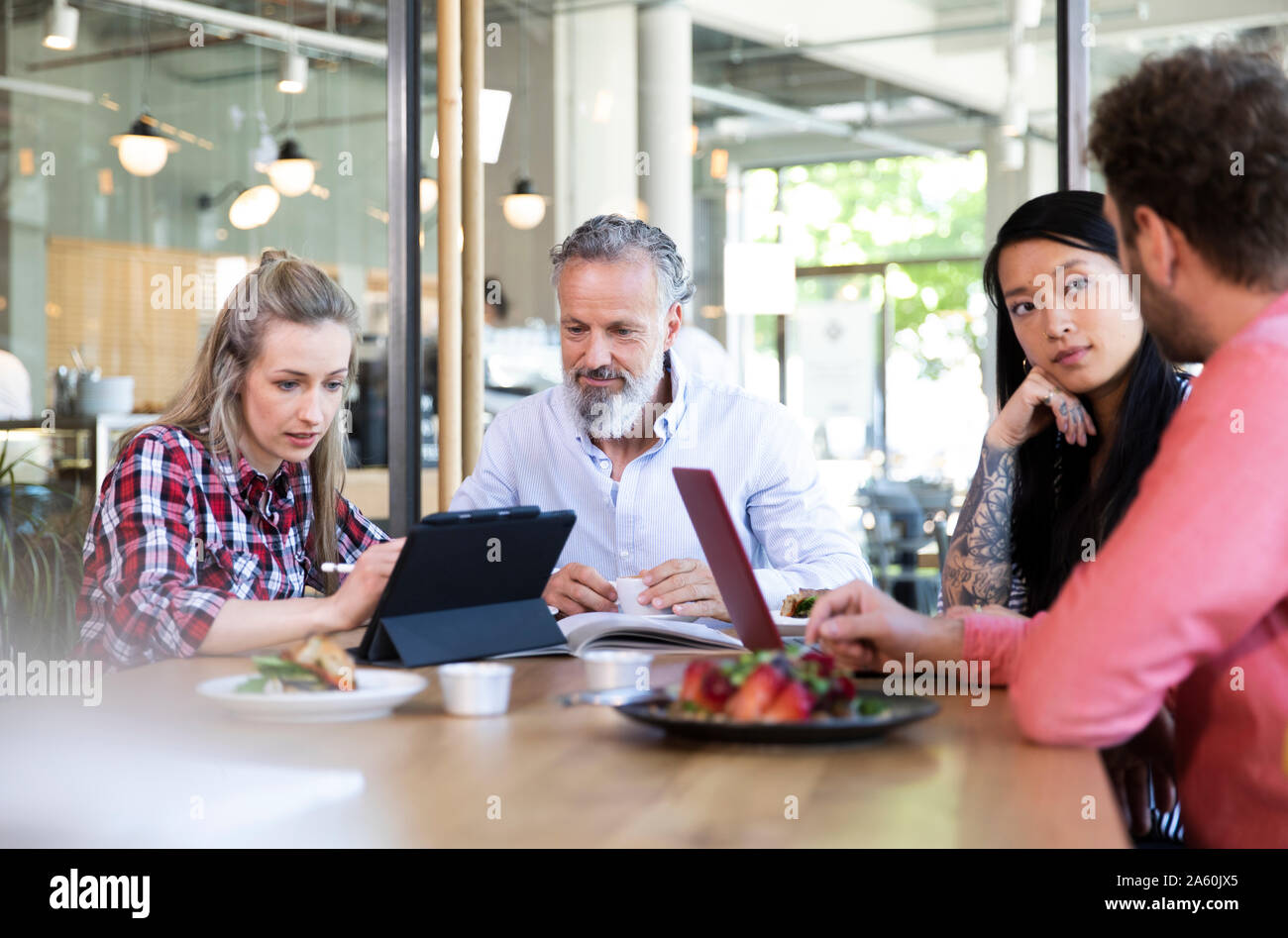 Casual Business Meeting Table