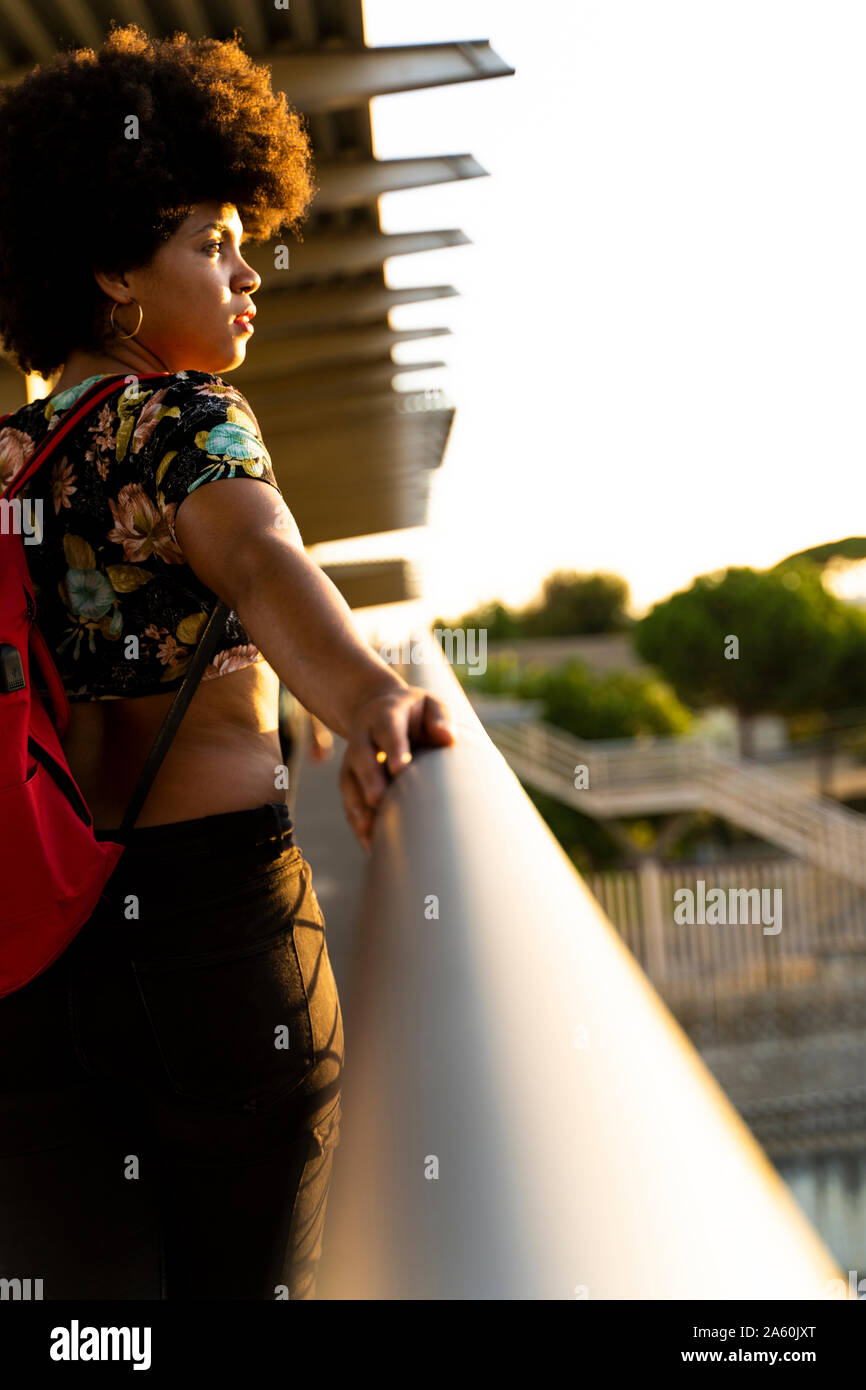 African american woman looking sideways hi-res stock photography and ...
