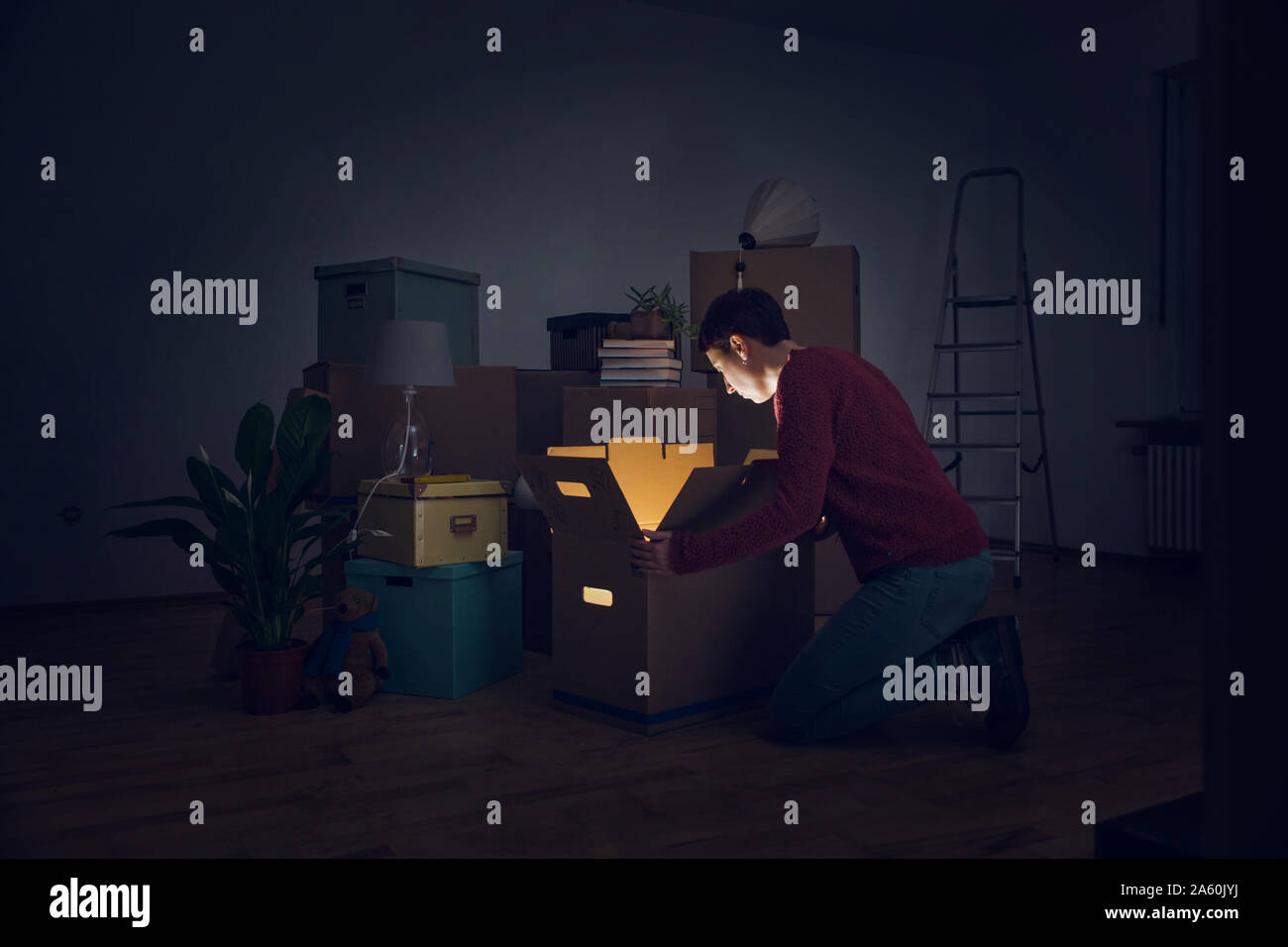 Shining woman hi-res stock photography and images - Alamy